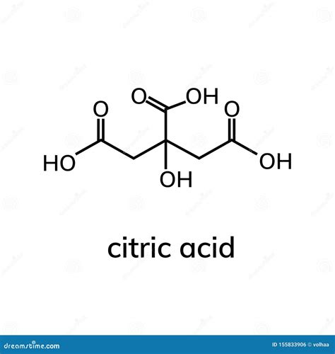Fórmula Estrutural Do ácido Cítrico