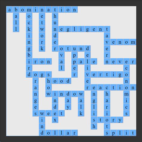 building a crossword puzzle generator with javascript mitchum blog
