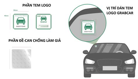 Thi T K Logo Grab Car P V Chuy N Nghi P Cho D Ch V N Xe H I Grab