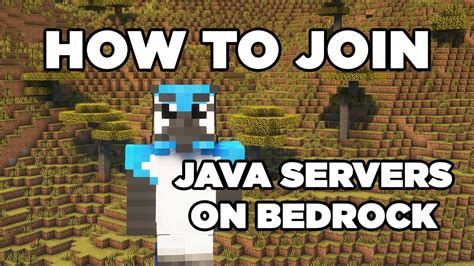 How To Join JAVA EDITION Servers On BEDROCK EDITION Minecraft YouTube