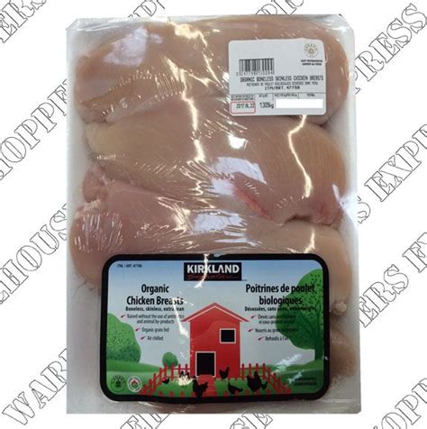 Kirkland Signature Organic Boneless Skinless Chicken Breasts