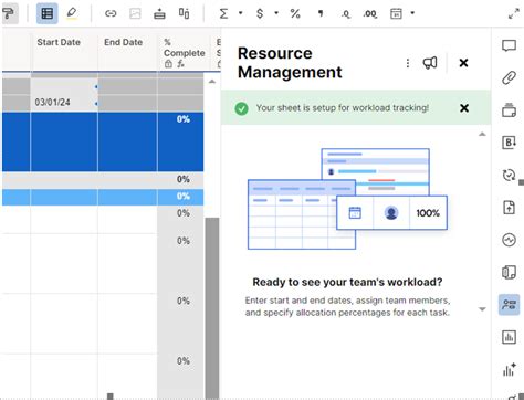 Resource Management Panel New View Smartsheet Community