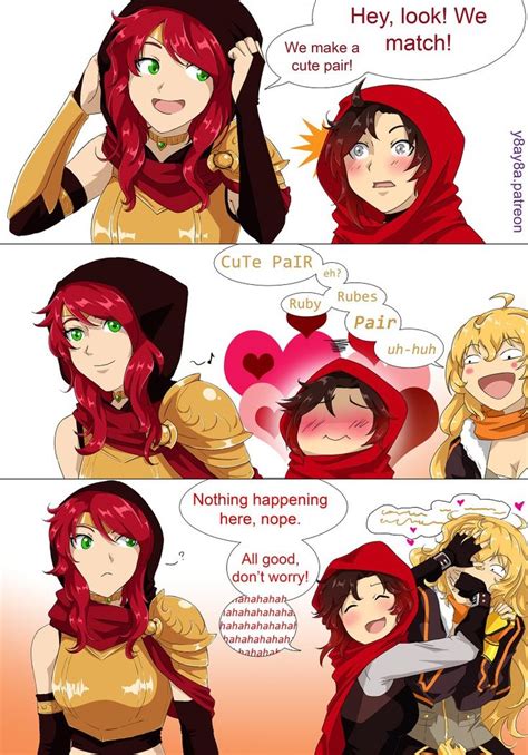 Adorable RWBY Comic Pyrrha And Ruby