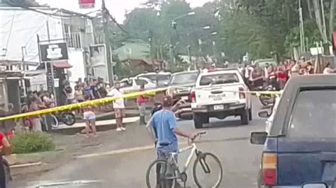 Mujer herida por bala pérdida narra tiroteo en Siquirres Telediario