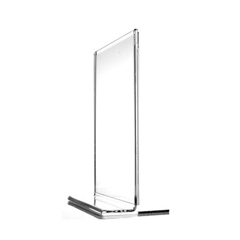 Stojak MENU A 3 Pion Opis Podstawek Z Plexi 3 Mm