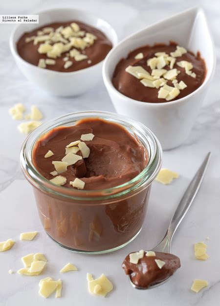 Pudding de chocolate suizo sin huevo Receta de postre fácil y sencilla