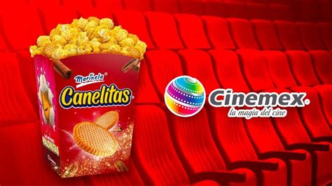 Palomitas sabor Canelitas Cinemex anuncia su nuevo sabor navideño