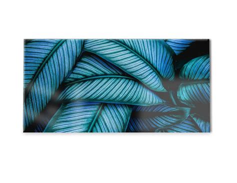 Panel Kuchenny Homeprint Zielone Li Cie Tropikalne X Cm