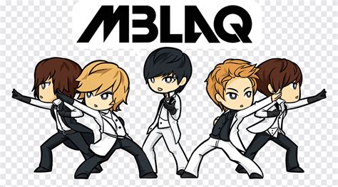 MBLAQ Fan Art Chibi K Pop Chibi Comics Mammal Png PNGEgg