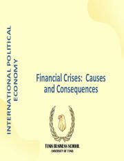 Financial Crises Causes Pdf INTERNATIONAL POLITICAL ECONOMY Financial