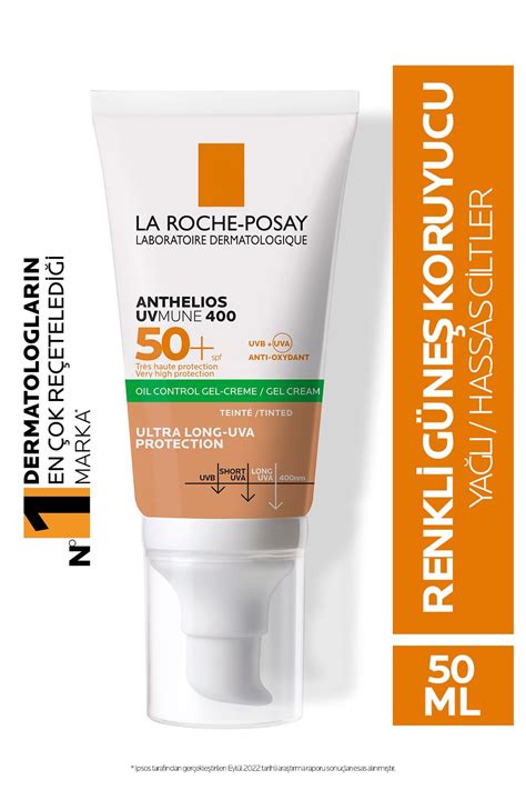 La Roche posay Anthelios Uvmune Oil Control Spf 50 Yağlı Ciltler Için
