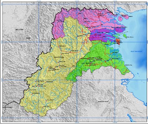 Letak Geografis Kabupaten Dan Kota Di Prov Kalimantan Utara Kaltara