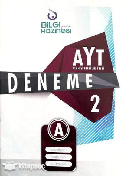 Ayt Kurumsal Deneme S Nav Bilgi Hazinesi Yay Nlar