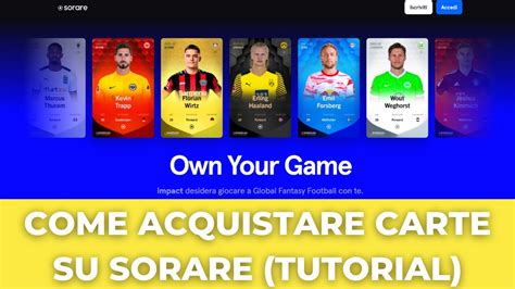 Come Acquistare Card Su Sorare E Come Depositare Ethereum YouTube