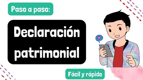 DECLARACIÓN PATRIMONIAL 2023 YOUTUBE ME BAJÓ EL VIDEO YouTube
