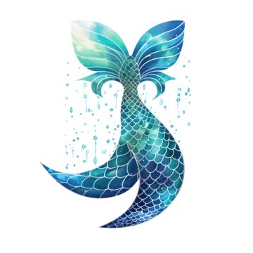 Elemento De Design De Cauda De Sereia PNG Cauda De Sereia Sereia