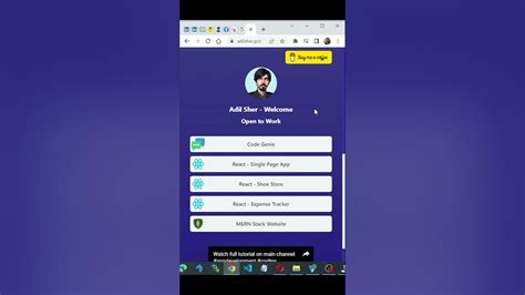 teaser how to build next js portfolio website and deploy on vercel next js tailwind