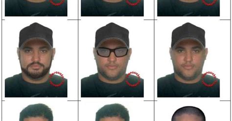 PF divulga imagens de André do Rap possíveis disfarces