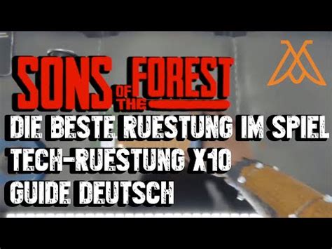 Sons of the Forest Tech Rüstung bekommen Guide Deutsch beste