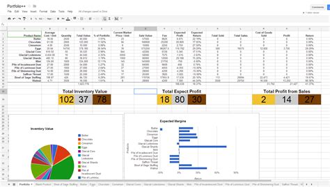 Stock Portfolio Excel Spreadsheet Template