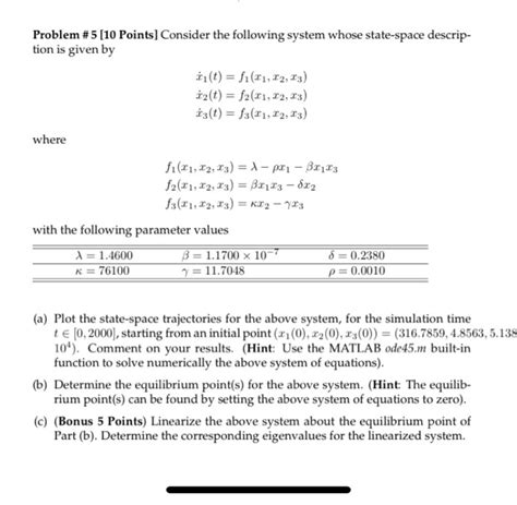 problem 5 [10 points] consider the following system