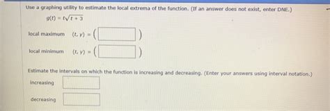 solved use a graphing utility to estimate the local extrema