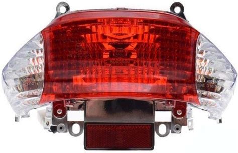 Części motocyklowe Wilmat Lampa Tylna Skuter Białe Kierunkowskazy