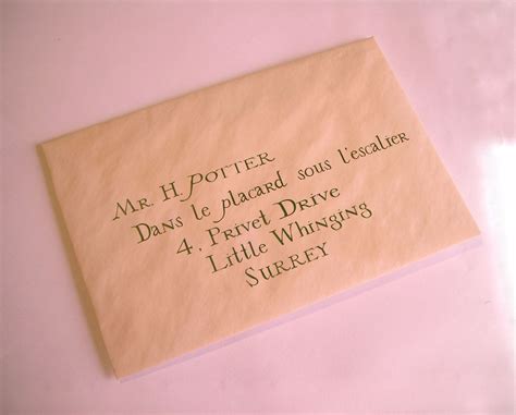 Lettre d acceptation à Poudlard en Français personnalisé au choix