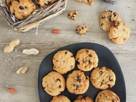 Cookies au beurre de cacahuètes et pépites de chocolat Recette par