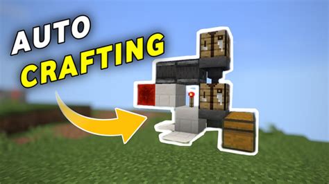 Automatic Crafting In Minecraft Auto Crafting Table In Minecraft