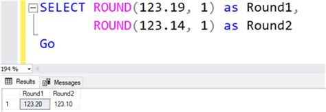 sql round function examples