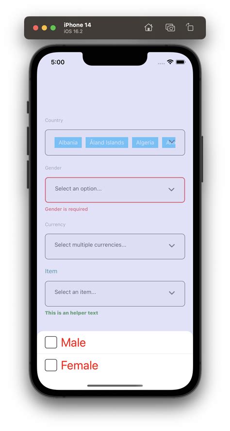 React Native Input Select Npm