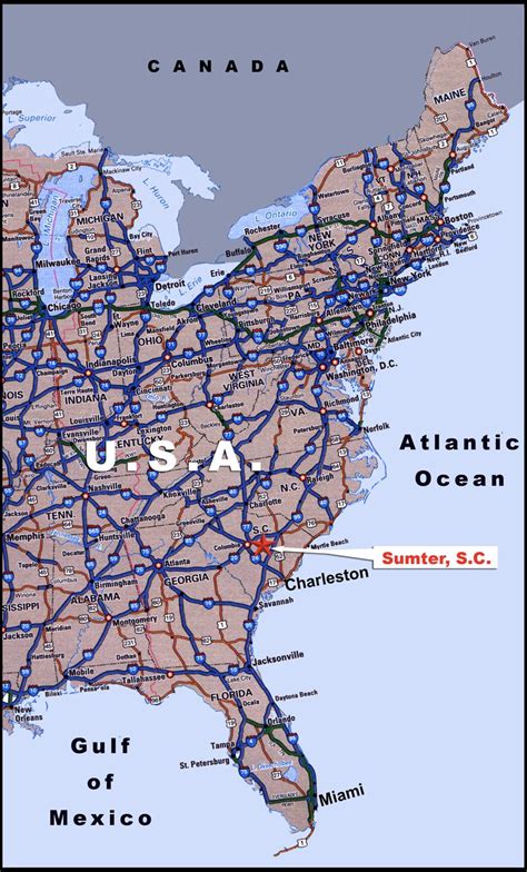 Eastern Us Map With States Us States Map The Best Porn Website