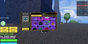 Blox Fruits Como obter a Máscara Vampírica Ghoul Mask Critical Hits