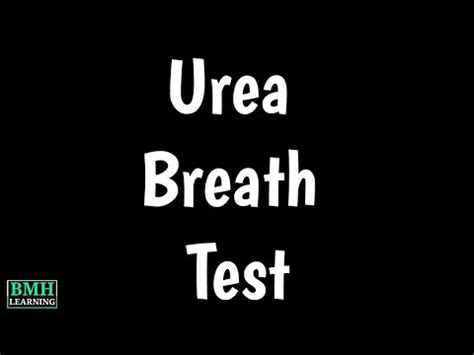 Urea Breath Test Test For H Pylori Diagnosis Of H Pylori H Pylori