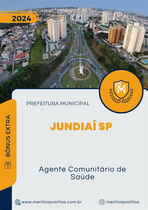 Apostila Agente Comunitário de Saúde Prefeitura Jundiaí SP 2024