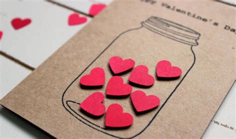 Tarjetas de San Valentín para amigos hechas a mano cómo hacer