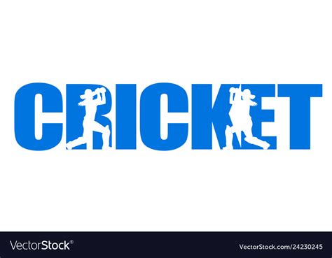 Cricket Women Royalty Free Vector Image VectorStock