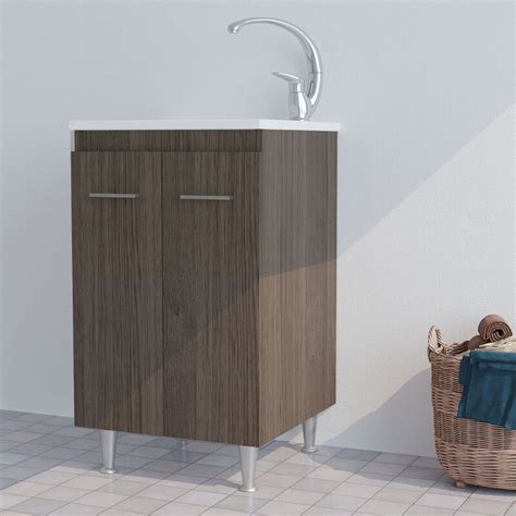 Lavatoio Legno Cm X Rovere Fumo Marca Us