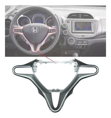 Moldura Aplique Volante Honda Fit City Parcelamento Sem Juros