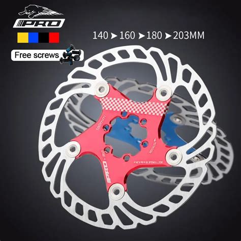 IIIPRO Rotor De Frein De V Lo 140mm 160mm 180mm 203mm Disque De Frein