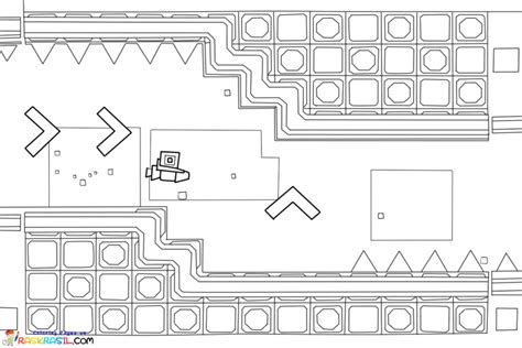 Ausmalbilder Geometry Dash Malvorlagen Zum Ausdrucken