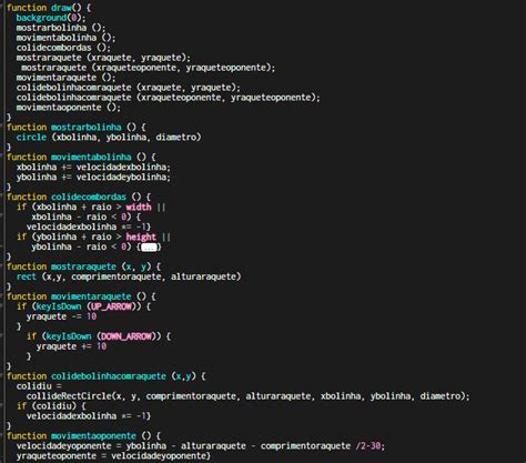 Bolinha não encontra raquete oponente Lógica de programação comece