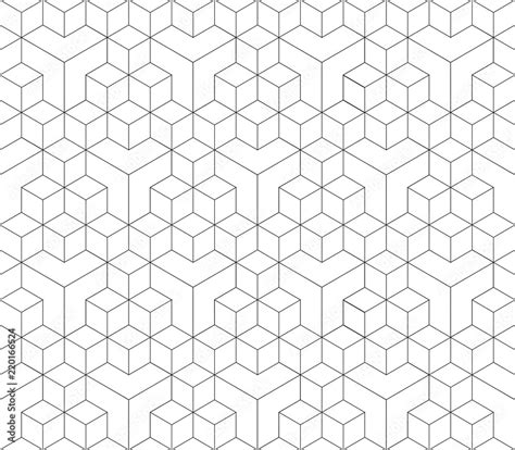 Isometric Cube Pattern