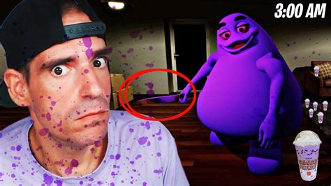 NO BEBAS EL BATIDO DE GRIMACE SHAKE A LAS 3AM Grimace Horror Game