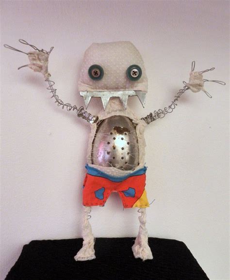 Puppet By Milkaone Monster At The Beach Marionnette Du Monstre En