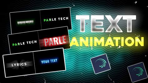 Top Alight Motion Text Animation Presets Xml Text Text Alight