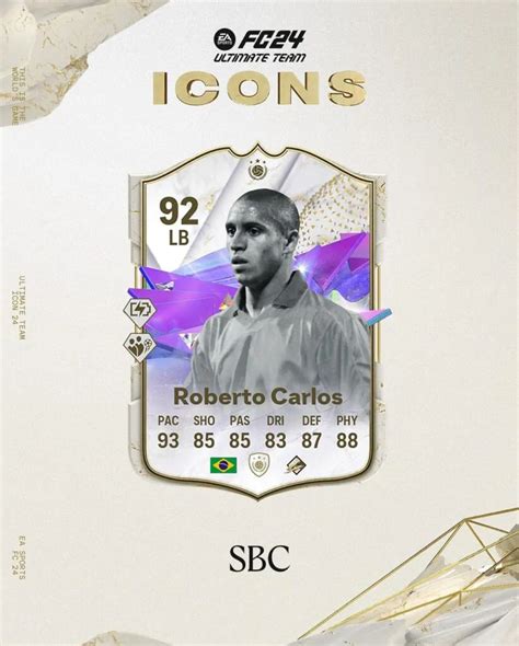 FC 24 SBC Roberto Carlos Icona Stelle Del Futuro