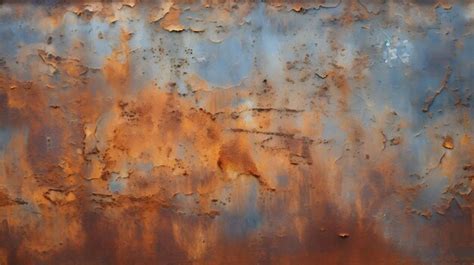 Premium AI Image Vivid And Detailed Texture Of An Old Rusted Metal