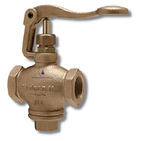Válvula De Pedal Bronze 1 FIG 614 DECA Aços Positano